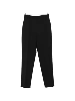 THE ROW Echanza Wool Trousers - Black