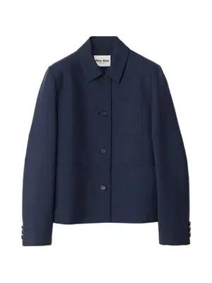 Miu Miu Wool Single-breasted Jacket