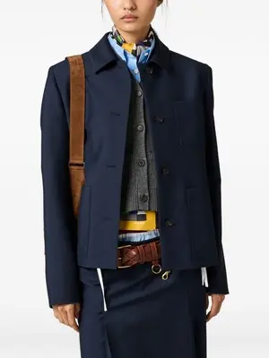 Miu Miu Wool Single-breasted Jacket