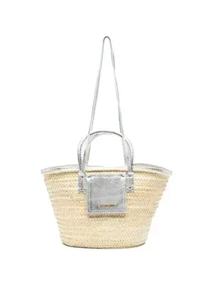 Jacquemus Le Panier Soli Basket Bag - Silver