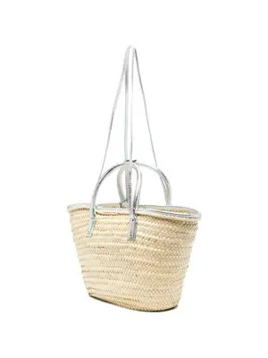 Jacquemus Le Panier Soli Basket Bag - Silver