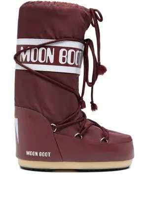 Moon Boot Icon Lace-up Boots - Red