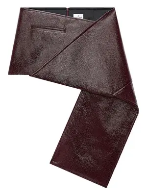 COURREGES Vinyl Mini Skirt - Red