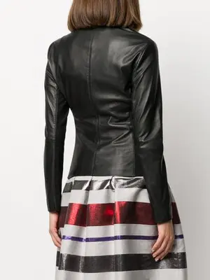 Emporio Armani Leather Biker Jacket