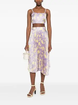 CATALINA Floral Print Spaghetti Strap Top