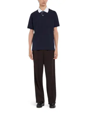 Gucci Stretch Cotton Pique Polo Shirt