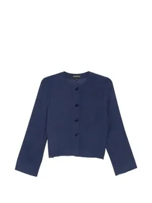 Emporio Armani Crewneck Long Sleeve Blouse