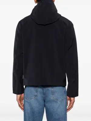 Emporio Armani Hooded Blouson Jacket With Zip Fastening