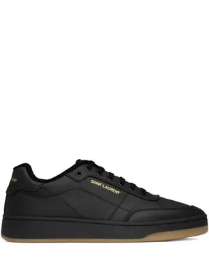 Saint Laurent Sl61 Leather Sneakers - Black