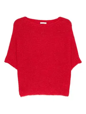 TALKING WALLS Wool Sweater With Boat Neck