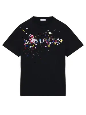 Alexander McQueen T-shirt With Print On The Front