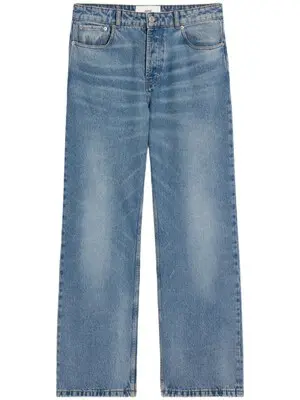 AMI Paris Wide Leg Jeans