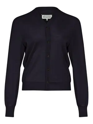 MAISON MARGIELA V-neck Wool Cardigan