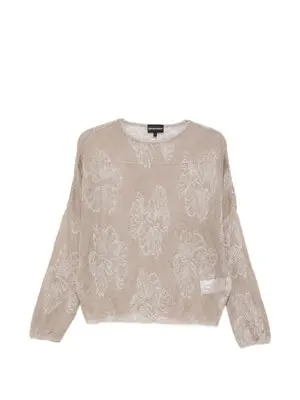 Emporio Armani Long Sleeve Sweaters For Women