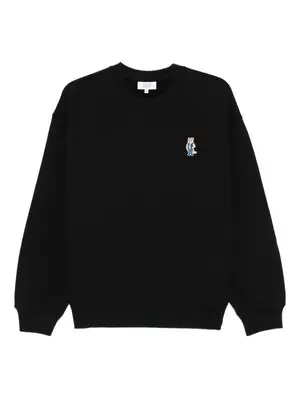 Maison Kitsuné Dressed Fox Cotton Crewneck Sweatshirt