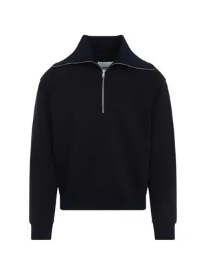 JIL SANDER Cotton Zip Sweatshirt