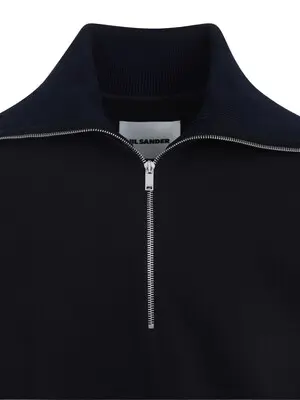 JIL SANDER Cotton Zip Sweatshirt