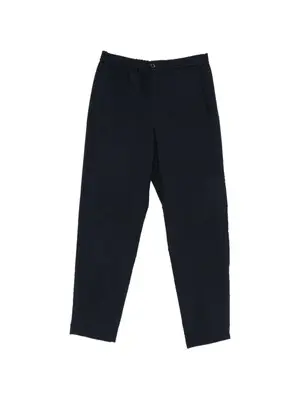 Emporio Armani Straight-leg Seersucker Trousers