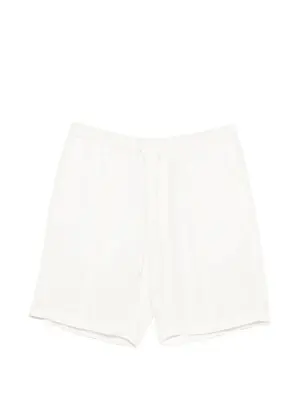 Emporio Armani Linen Shorts With Drawstring Fastening