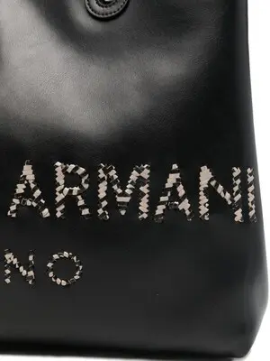 Emporio Armani Myea Medium Shopping Bag - Black