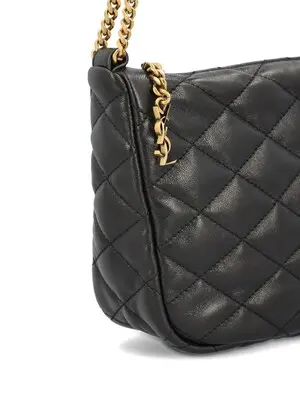 Saint Laurent June Quilted Leather Mini Bag With Chain Strap