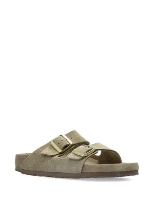 BIRKENSTOCK Arizona Double Buckle Sandals - Grey