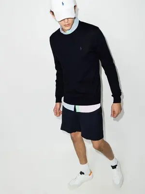 Polo Ralph Lauren Cotton Crew Neck Sweater - Blue