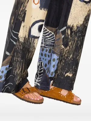 BIRKENSTOCK Arizona Studded Buckled Flat Sandals