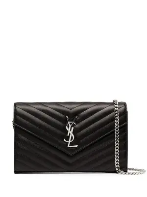 Saint Laurent Cassandre Leather Mini Bag