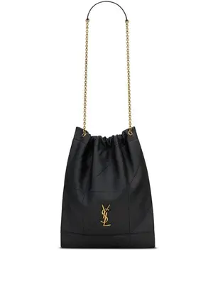Saint Laurent Jamie Leather Shoulder Bag - Black