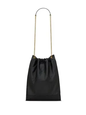 Saint Laurent Jamie Leather Shoulder Bag - Black