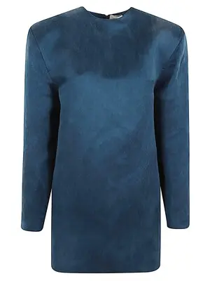 Saint Laurent Satin Silk Dress