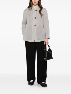 Emporio Armani Linen Buttoned Jacket