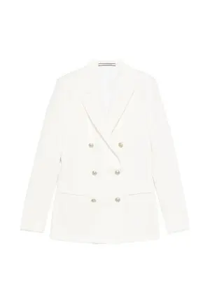 Tagliatore Double-breasted Suit - White