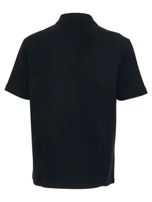 JIL SANDER Polo Shirt With Classic Collar - Black