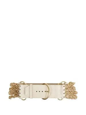 Chloé Camera Chain Belt - White
