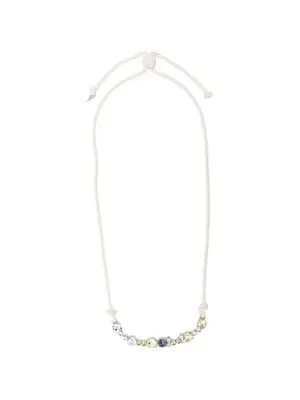 FORTE_FORTE Crystal Beaded Necklace - White