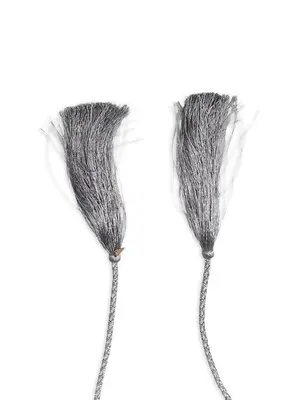 FORTE_FORTE Crystal And Tassel Belt
