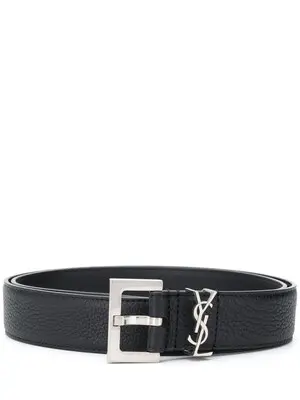 Saint Laurent Cassandre Belt - Black