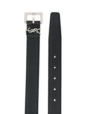 Saint Laurent Cassandre Belt - Black