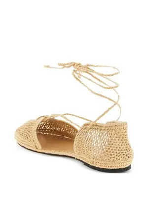 ODISSI Lima Raffia Espadrille Flats