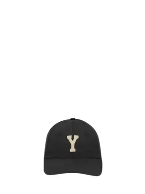 Saint Laurent Y Varsity Baseball Cap - Black