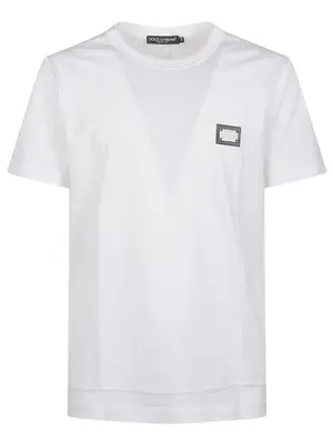 Dolce & Gabbana Logo Cotton T-shirt - White