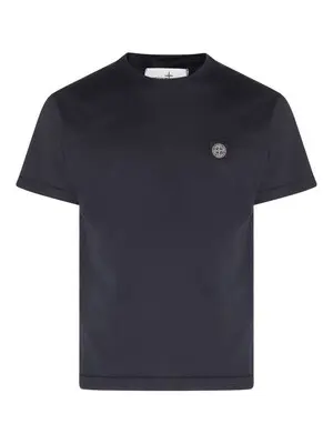 Stone Island Logo Cotton T-shirt