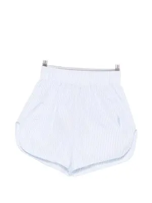 Ermanno Scervino Striped Cotton Shorts