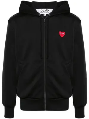Play Comme Des Garcon Cuffed Sweatshirts Hoodies For Women