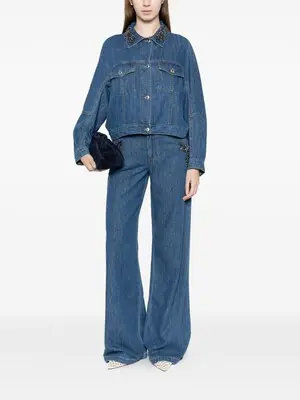 Ermanno Scervino Embellished Denim Jacket