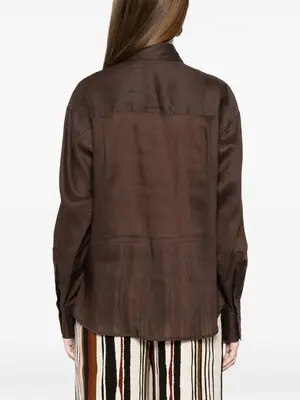 Ermanno Scervino Embellished Line Blend Shirt