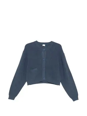 CT PLAGE Crewneck Cardigan - Blue