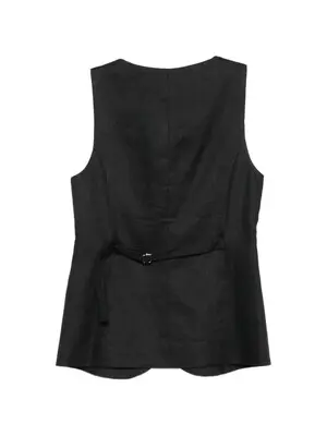 SEMICOUTURE Glenna Linen Vest